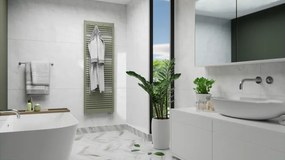 Isan Life 1215 x 600 mm koupelnový radiátor bílý