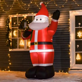 Nafukovací vánoční dekorace Santa Claus 2,4 m