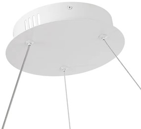 Brilagi-LED Stmívatelný lustr na lanku TWISTER LED/48W/230V pr. 50 cm bílá + DO