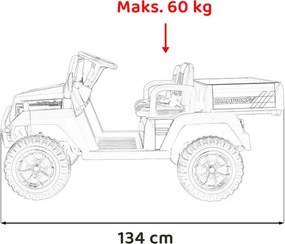 Elektrické autíčko Pick-Up Champion zelené