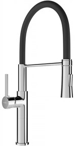 Mexen Dina kuchyňská baterie, chrom/černá - 672701-07