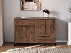 furniture-nabytek.cz - Komoda Sidora 126 cm borovice