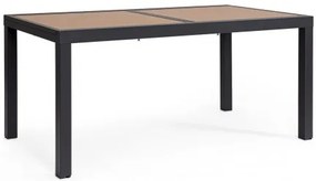 BIZZOTTO Zahradní stůl HILIJA antracit 160/240x90 cm