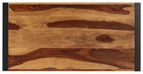 Jídelní stůl 120 x 60 x 76 cm masivní sheeshamové dřevo - Default Title