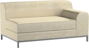 Potah na pohovku IKEA, pravé provevedení Kramfors 2-místná barva béžová látka lesklé, pletený vzor, vzorované