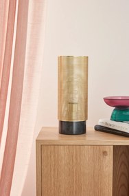 Hübsch Stolní lampa EDGE zlatá 991111