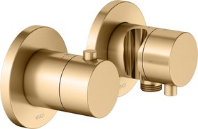 Keuco Edition 400 - Termostatická baterie pod omítku, pro 2 spotřebiče, kartáčovaná mosaz 51553251221