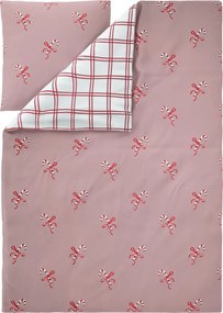 Livarno® Ložní povlečení z mikrovláknitého saténu, 140 x 200 cm, 70 x 90 cm (cukrová hůl)