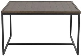 Hnědý dubový konferenční stolek Deerfield 80 cm