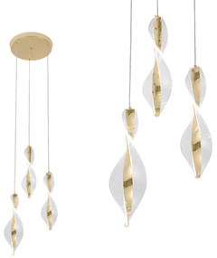 Toolight Spirálovité LED osvětlení G028-3CP zlaté