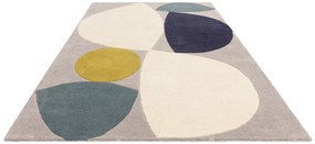 Tribeca Design Kusový koberec Jigsaw Mid Century Teal Rozměry: 120x170 cm