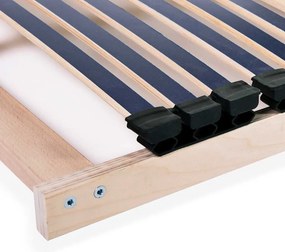 Lamelový rošt postele se 42 lamelami 7 zón 100 x 200 cm 246464
