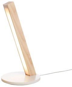 Stolní lampa LED40, 400 mm, více variant - TUNTO Model: dub, bíle mořený, QI bezdrátová technologie