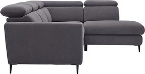 Casarredo - Komfort nábytek Rohová sedací souprava MALGOLO rozkládací s úložným prostorem, pravá, látky A1 | potah: lena 96