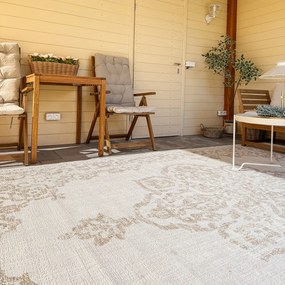 Hanse Home, Kusový koberec Beach 103854 Cream/Beige – na ven i na doma, 80x150, bílá, chodba / předsíň