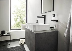 Hansgrohe Finoris, umyvadlová baterie 260, s výpustí Push-Open, černá matná, 76070670