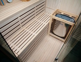 BPS-koupelny Finská sauna Relax  180x180, 5-6 osob