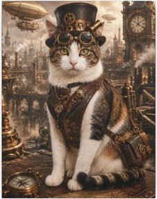 Steampunk & Industriální portrét mazlíčka z fotky | Srdcem darované