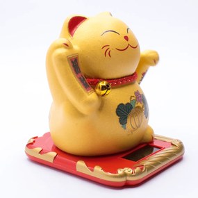 Milujeme Kameny Maneki neko - mávající kočička Solar - Feng shui M