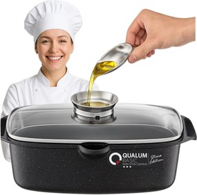 Pekáč S Víkem Husíková Forma Hliníková S Povrchovou Úpravou Indukce 32 cm 4,8 L