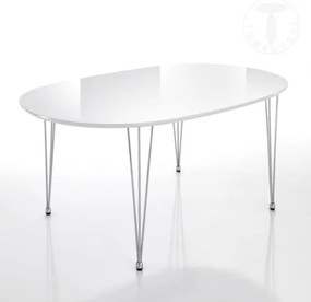 Rozkládací jídelní stůl oválný ELEGANT 170-270cm TOMASUCCI