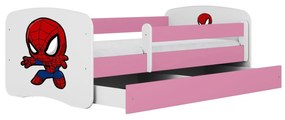 Dětská postel Babydreams superhrdina růžová