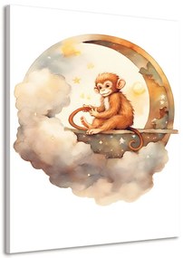 Obraz zasněná opice Varianta: 40x60
