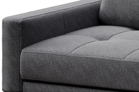 Tmavě šedé látkové křeslo MESONICA Musso Tufted