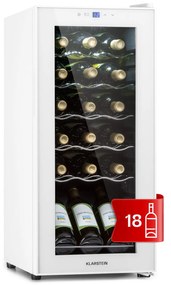 Shiraz 18 Slim Uno, chladnička na víno, 50l, 18f,l dotykový ovládací panel, 5-18°C