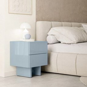 Noční stolek Glim 39,8 cm modrý
