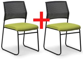 Konferenční židle MYSTIC 1+1 ZDARMA, zelená