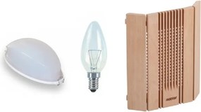 Set světlo, žárovka, stínítko Lux