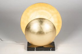 Stolní lampa Moormann Gold and Black Marmor