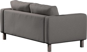 Potah na pohovku IKEA  Karlstad 2-místná, nerozkládací, krátký barva šedá látka pletený vzor