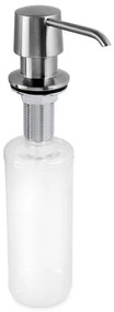 Bemeta Integrovaný dávkovač tekutého mýdla a saponátu, 300ml,mat 152109125