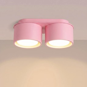 Sollux Lighting Stropní svítidlo MODO 2 růžové GX53