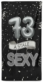 Osuška Stále sexy – černá (věk: 73)