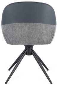BIZZOTTO Otočné křeslo ISOTTA GREY 0733505