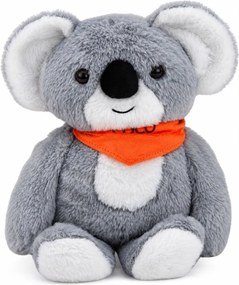 LEAN Toys Medvídek Koala – plyšová terapeutická hračka s váhou 1,3 kg, šedá, 35 cm