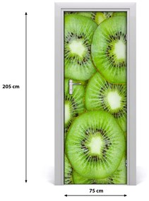 Fototapeta na dveře do domu samolepící Kiwi 75x205 cm