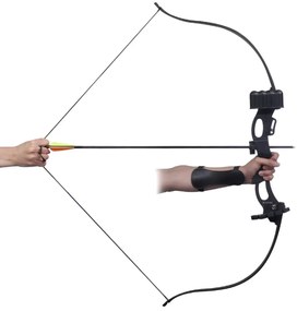 vidaXL Juniorský recurve luk s příslušenstvím 49" 20 lb