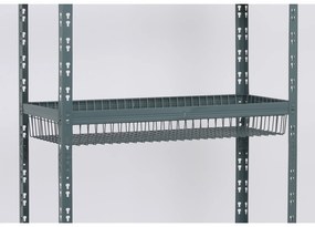 Drátěný koš pro regál, 886 x 386 x 120 mm