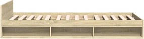 Rám postele se zásuvkou dub sonoma 90 x 200 cm kompozitní dřevo 3280799