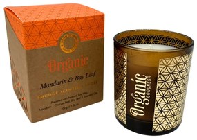 Song of India Vonná svíčka Organic Goodness 200 g Mandarinka a bobkový list