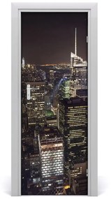 Fototapeta samolepící na dveře New York noc 75x205 cm