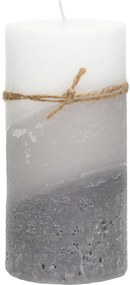 Svíčka Lucia 14cm marble grey
