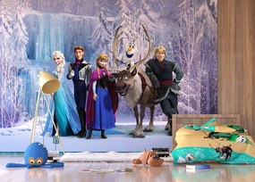 Vliesová fototapeta Kouzelné Ledové království Všichni Spolu, Disney | 360 x 270 cm | DFTDNXXL5037