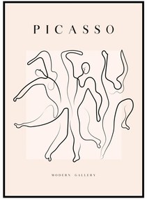 Pablo Picasso - Tanec Rozměr plakátu: A4 (21 x 29,7 cm)