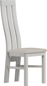 Casarredo - Komfort nábytek Dřevěná jídelní židle PARIS bílá/Victoria 20