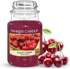 Yankee Candle vonná svíčka Classic ve skle velká Black Cherry 623 g